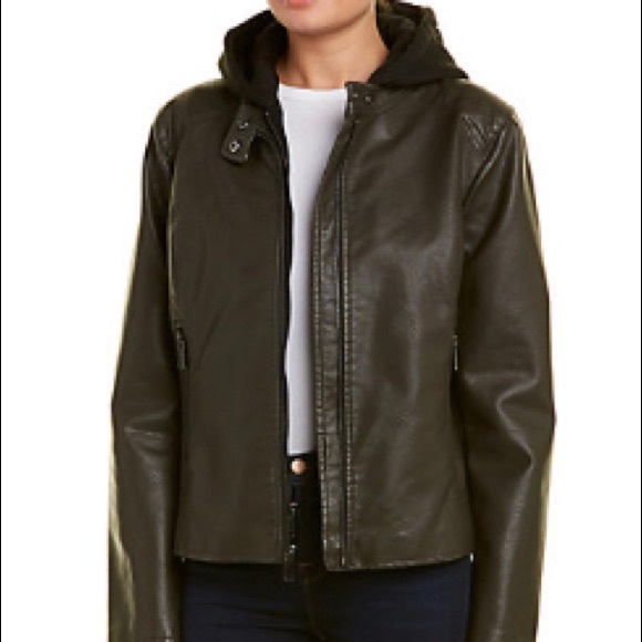 French Connection | Jackets & Coats | French Connection Faux Leather ...